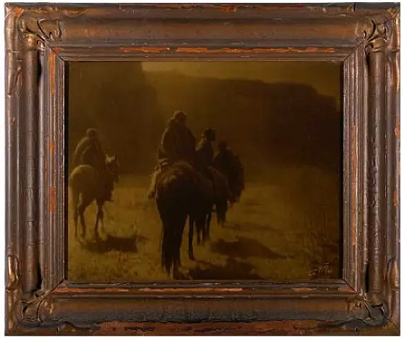 Gara e zhdukur Navaho nga Edward Sheriff Curtis