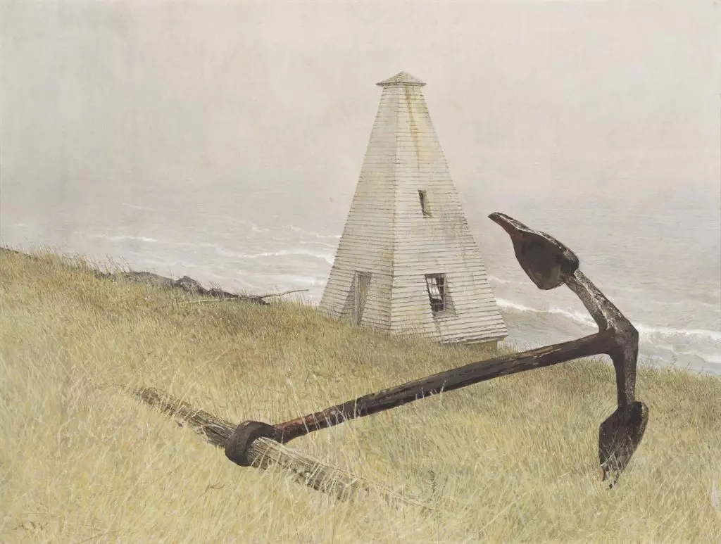 Andrew Wyeth, Corsa in mare (1978). Collezione della Wyeth Foundation for American Art. © 2022 Andrew Wyeth/Artist Rights Society (ARS).