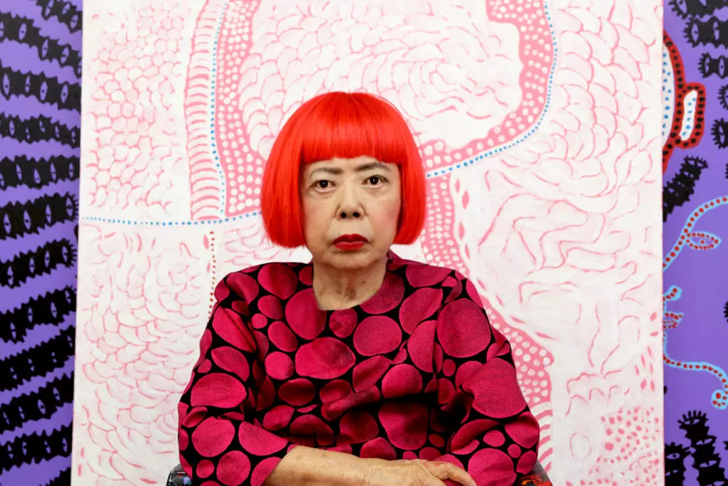 Yayoi Kusama. Foto ©Yayoi Kusama, per gentile concessione di Ota Fine Arts, Victoria Miro e David Zwirner