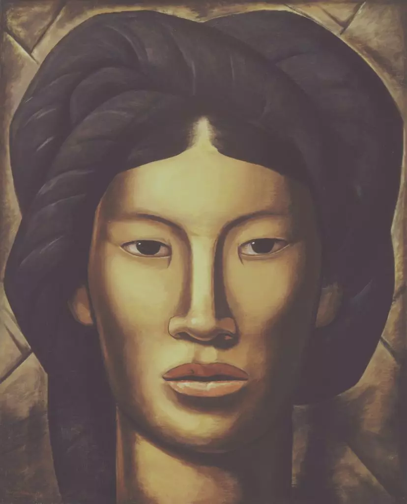 Alfredo Ramos Martinez; La Malinche (Ung jente fra Yalala, Oaxaca) (ca. 1940). Med tillatelse fra Denver Art Museum.