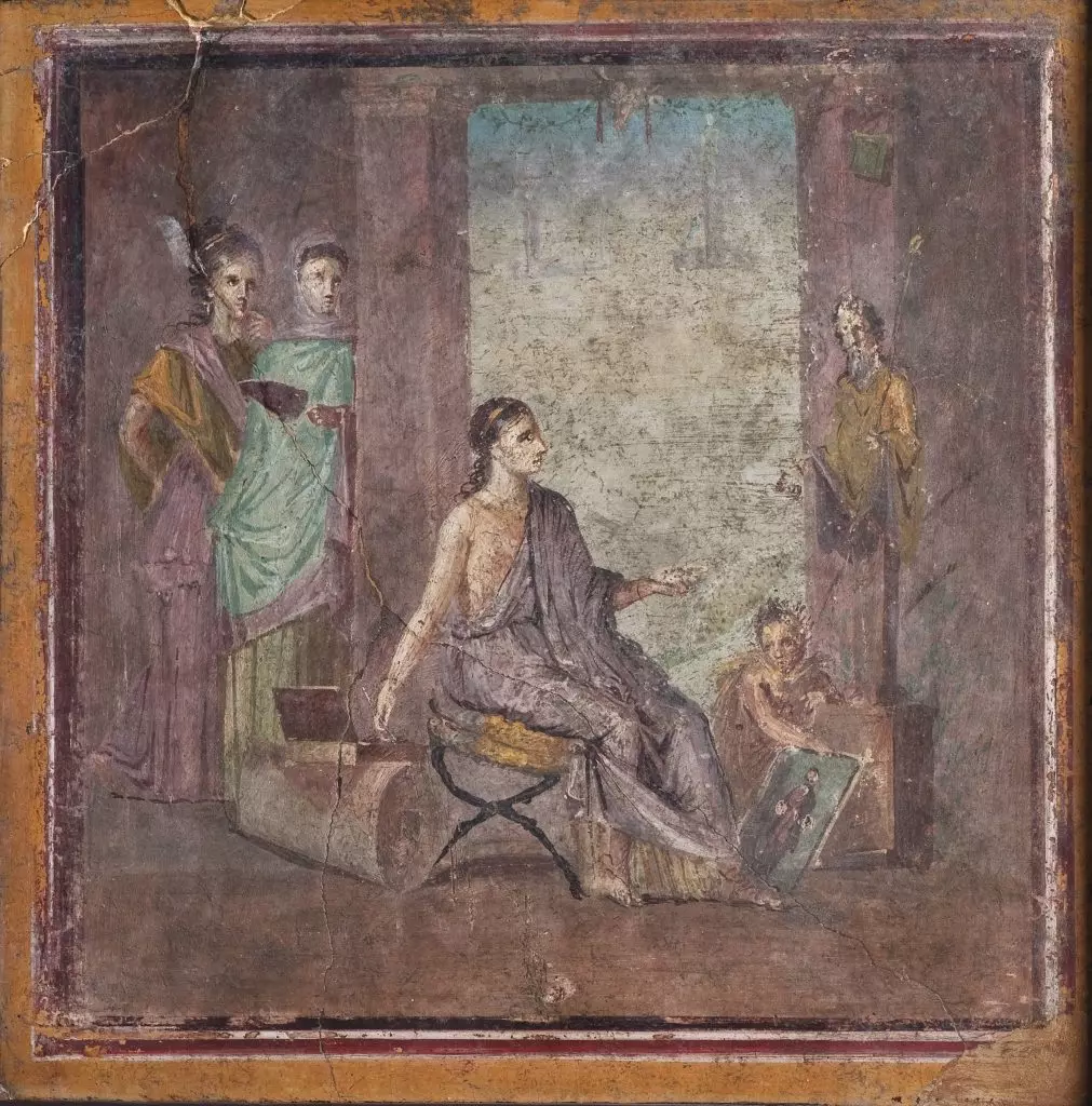 Ningali Fresco Kuna, Éstuning Dilestarikan Ti Pompeii, Ayeuna Ditingali di Universitas New York 1113_6