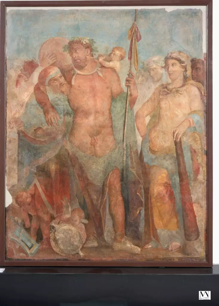 Ningali Fresco Kuna, Éstuning Dilestarikan Ti Pompeii, Ayeuna Ditingali di Universitas New York 1113_8