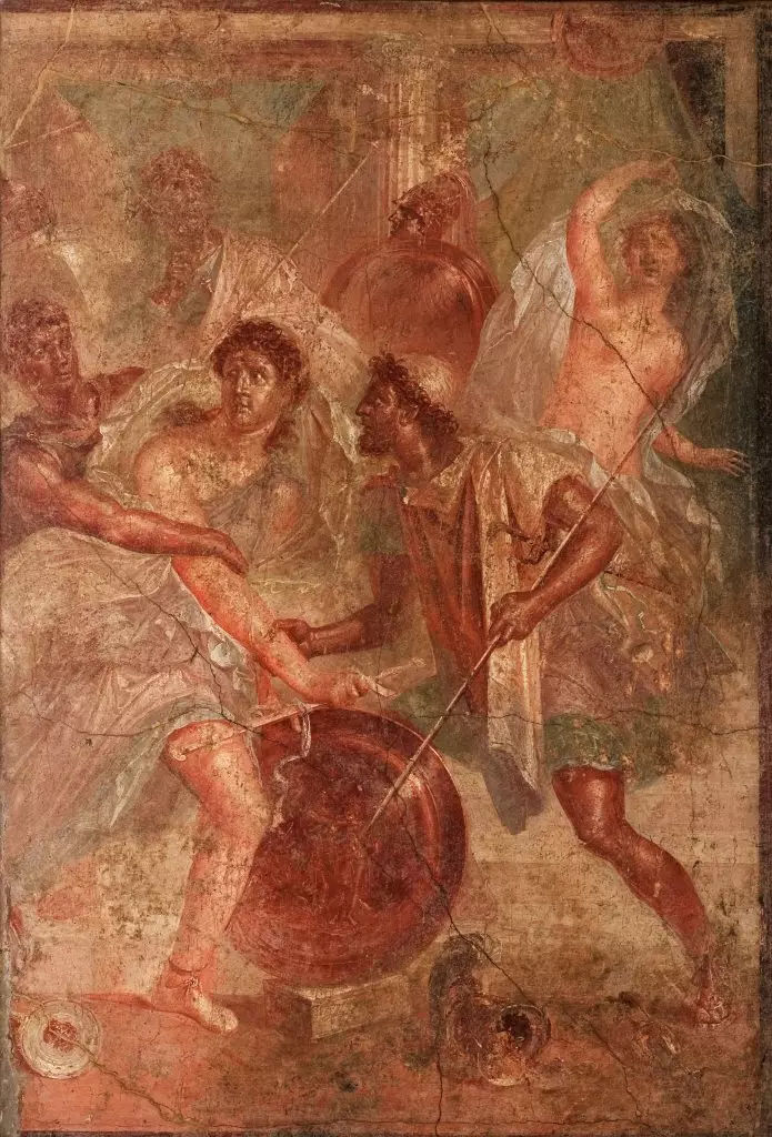 Ningali Fresco Kuna, Éstuning Dilestarikan Ti Pompeii, Ayeuna Ditingali di Universitas New York 1113_9