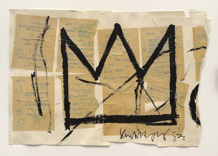 Jean-Michel Basquiat, Untitled (Crown) (1982). Foto: Med tillstånd av Lio Malca/Estate of Jean-Michel Basquiat.