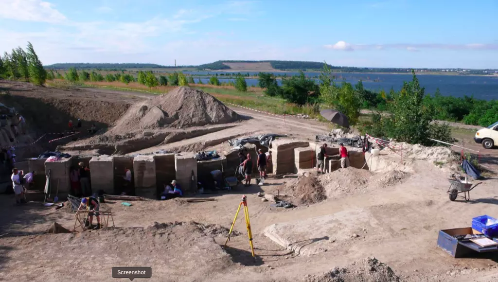 Situs arkéologis di Neumark-Nord di Jerman. Wil Roebroeks, Universitas Leiden.