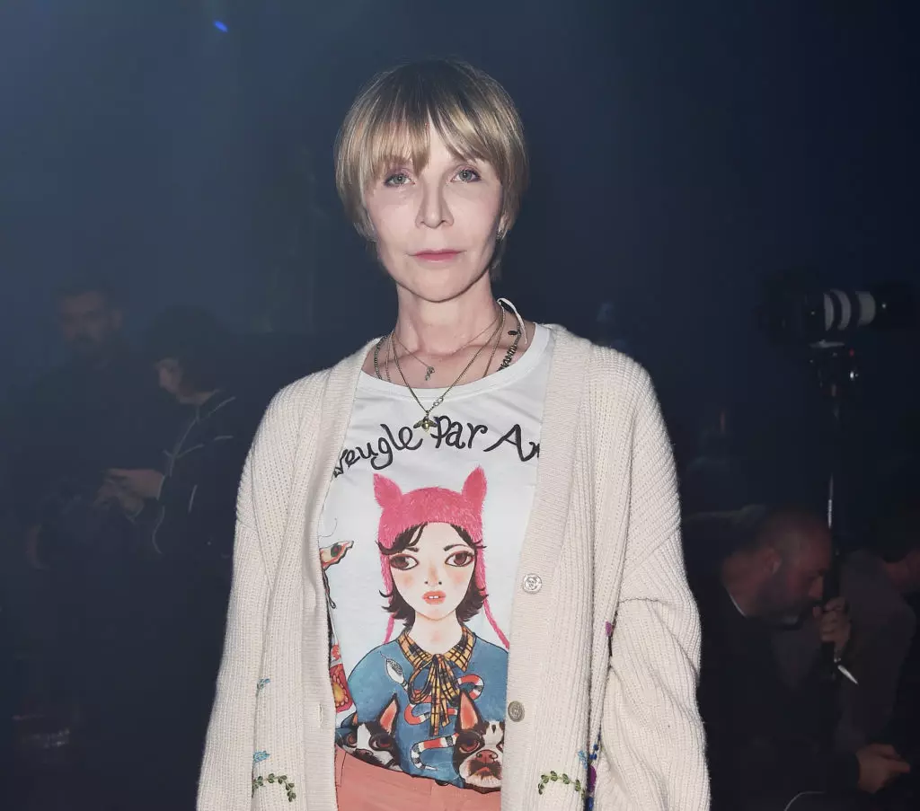 Helen Downie sa Gucci show atol sa Milan Fashion Week niadtong Septiyembre 2017. (Kuha ni Jacopo Raule/Getty Images for Gucci)