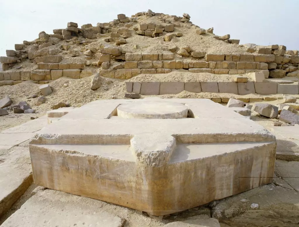 Der Nyuserre-Sonnentempel in Abu Ghurab. Foto: Werner Forman/Universal Images Group/Getty Images.