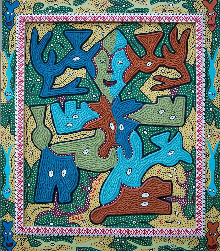 Ali Maimon, Cím nélkül (2018). A Galerie SINIYA28 jóvoltából.