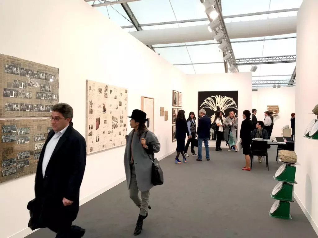 Vue vun Galerie Hyundai d'Stand op Frieze London 2017. Foto Lorena Muñoz-Alonso.