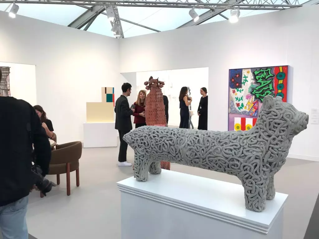 Radharc ar bhoth Herald St ag Frieze London 2017. Grianghraf Lorena Muñoz-Alonso.