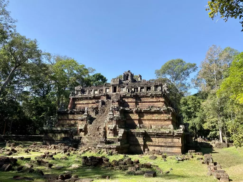 Ang UNESCO World Heritage Site Angkor Thom. Larawan ni Sarah Cascone.