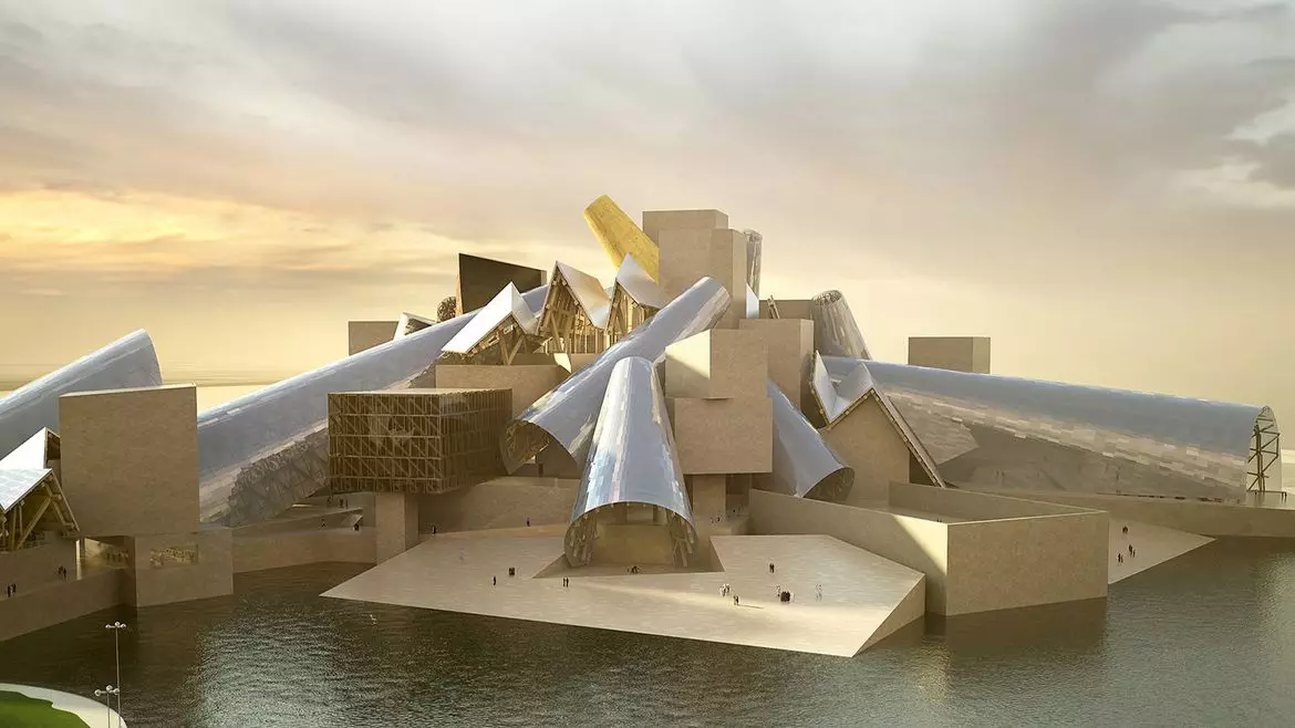 Ar ôl Oedi, Protestiadau, a Phandemig, mae gan y Guggenheim Abu Dhabi ddyddiad newydd ar gyfer ei ymddangosiad cyntaf: 2026