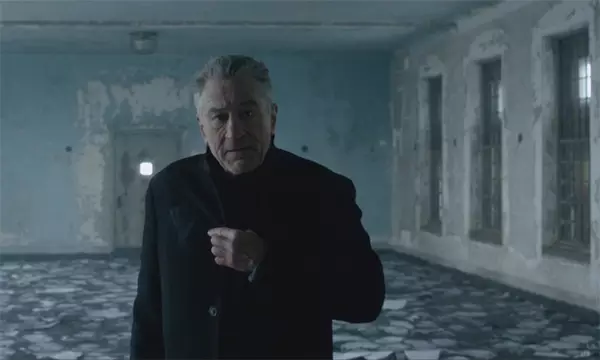 Robert De Niro JR:n Ellisissä (vielä). Kuva: JR, Gallerie Perrotin.