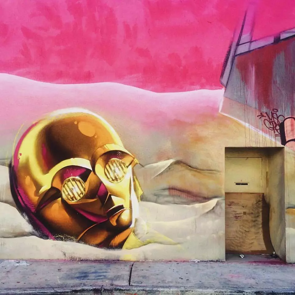 cale.k2s, Star Wars Tribute Wall (yksityiskohta). Kuva: Bushwick Collective.