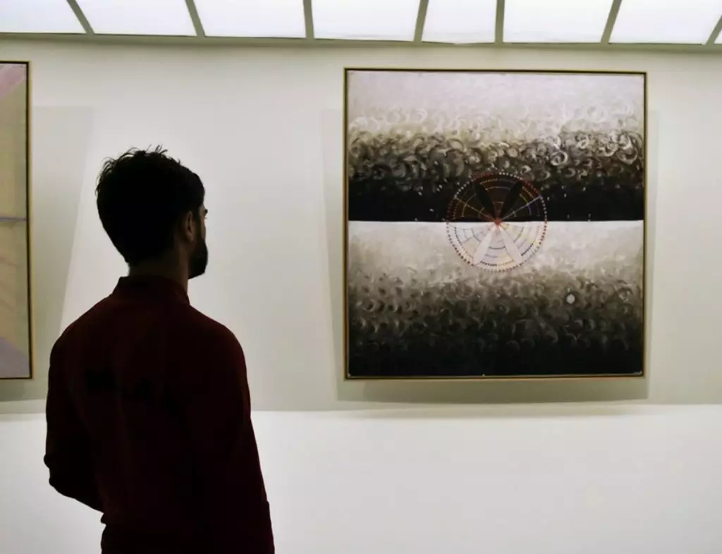 Hilma af Klint'in Guggenheim'daki kurulum görünümü. Görüntü izniyle Ben Davis.