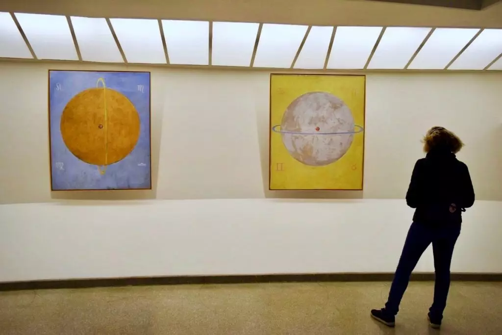 Installatieaanzicht van Hilma af Klint's