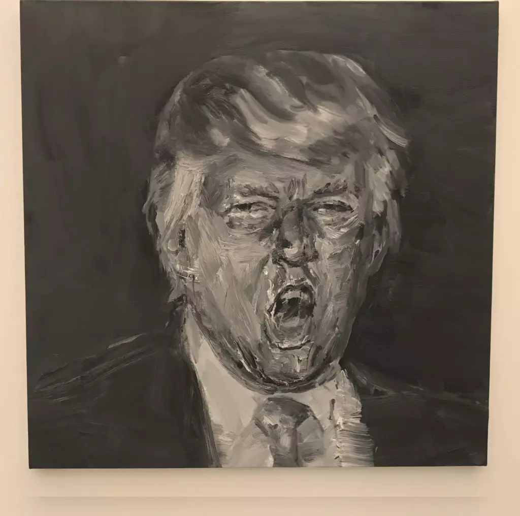 YAN PEI-MING Presidenti i zgjedhur Trump, Galerie Thaddaeus Ropac 2017 (Paris)