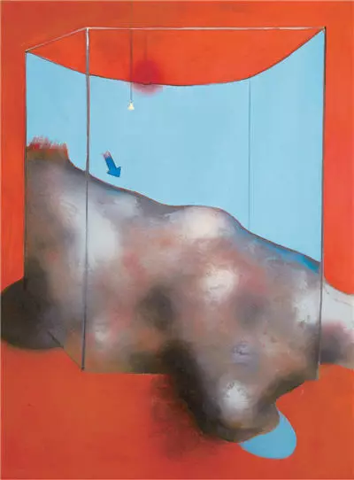 UFrancis Bacon, i-Sand Dune (1983). Ngokuhlonishwa kweGagosian Gallery.