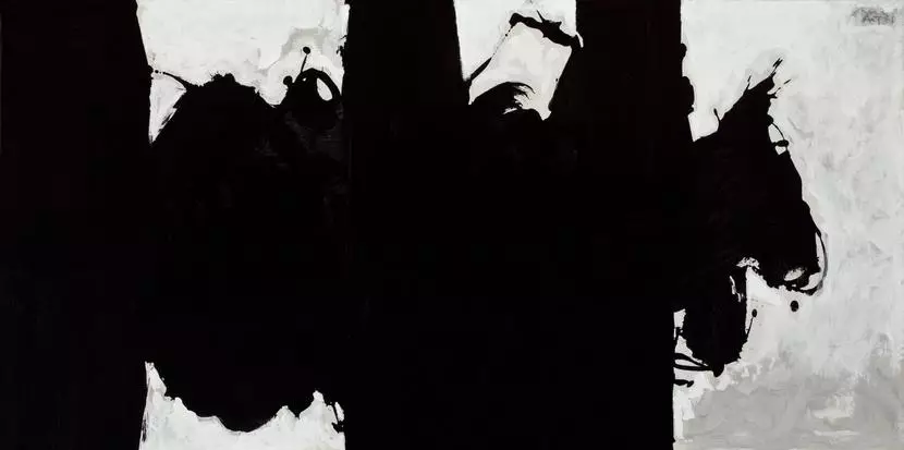 Robert Motherwell, Elegijska študija št. XIII (1976–1979). Z dovoljenjem Dominique Lévy.