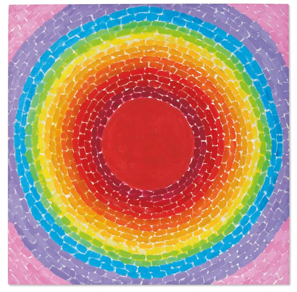 Alma Thomas, A Fantastic Sunset (DATA). Christie's Images Ltd-ren adeitasuna duen irudia.