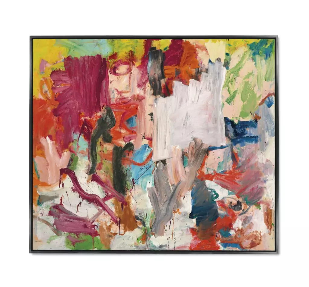 Willem de Kooning, គ្មានចំណងជើង XXV (1977) ។ ប៉ាន់ប្រមាណក្នុងតំបន់ចំនួន 40 លានដុល្លារ។ មានការអនុញ្ញាតពី Christie's ។