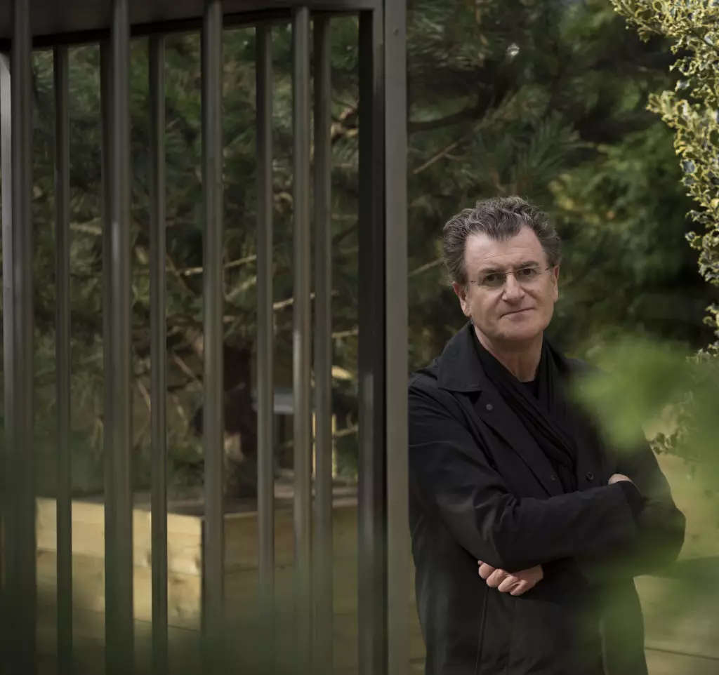 Alfredo Jaar en el parque de esculturas de Yorkshire. Foto de Jonty Wilde.