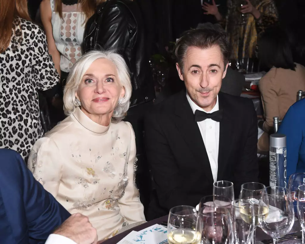 Eileen Guggenheim sareng Alan Cumming di New York Academy of Art's Tribeca Ball. Kahadean tina BFA.