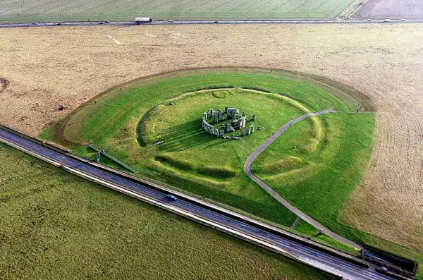 Vista aèria de Stonehenge. Foto: SWSN.com.