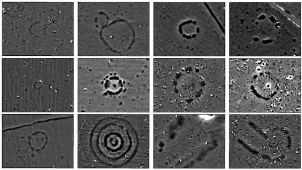 Imagens de dados magnéticos de monumentos recém-descobertos ao redor de Stonehenge Foto via: Canal 4