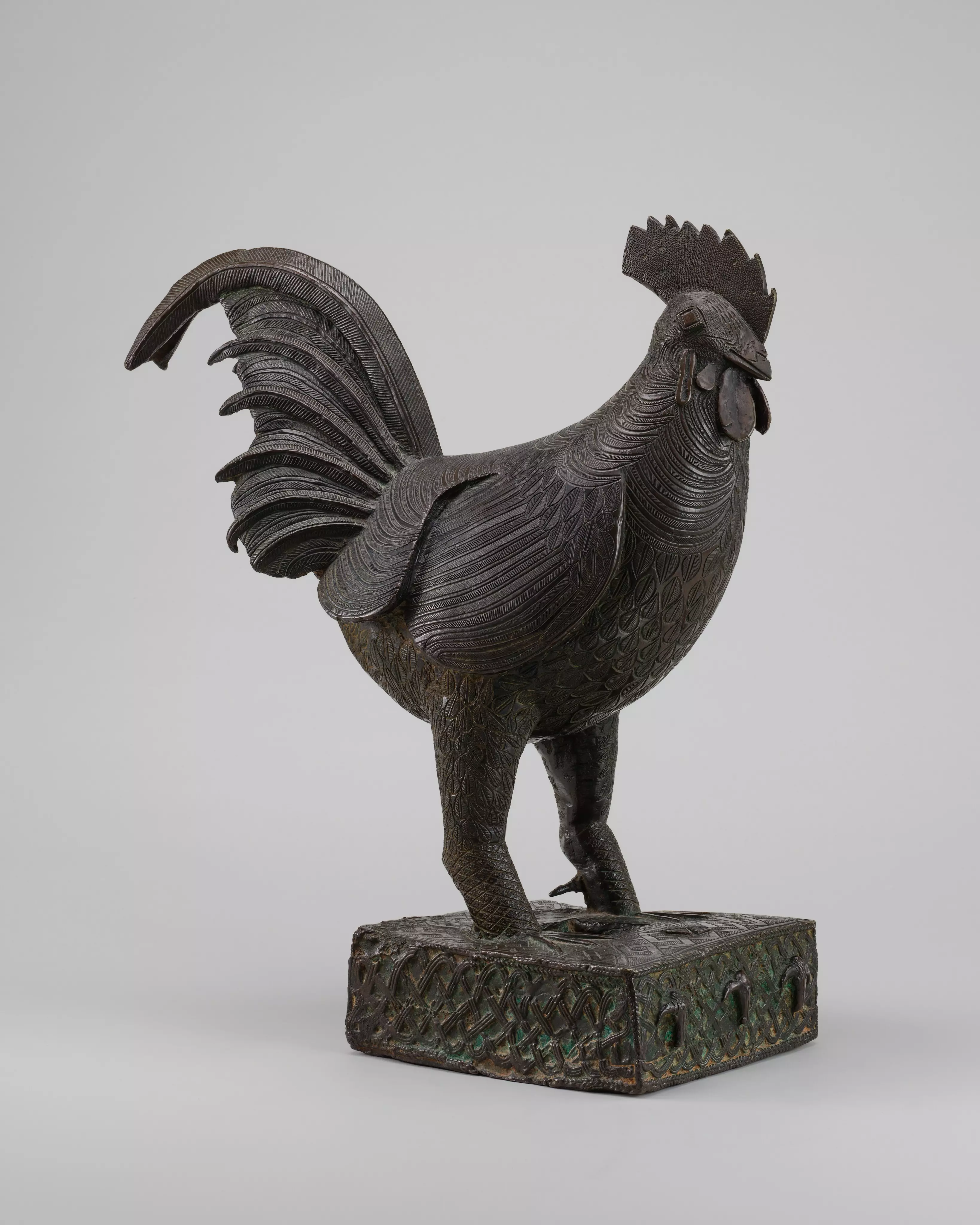 Igalari Kazwelonke Yobuciko YaseWashington Izobuyisela I-Benin Bronze Cockerel Ephangiwe eNigeria