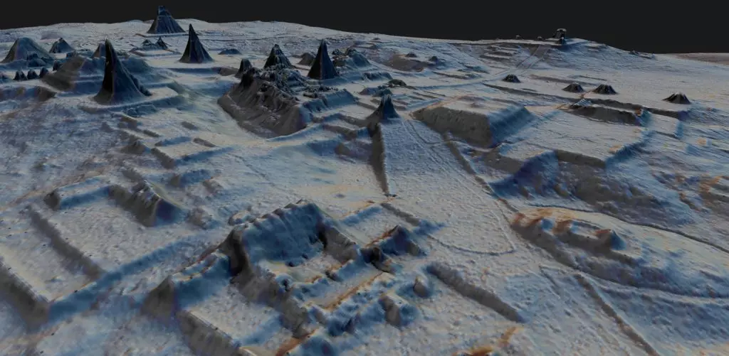 LiDAR தொழில்நுட்பம் மாயாவின் இழந்த நாகரீகத்தை வரைபடமாக்குகிறது, காட்டில் மறைந்திருக்கும் பண்டைய குடியிருப்புகளை வெளிப்படுத்துகிறது. லூக் ஆல்ட்-தாமஸ் மற்றும் மார்செல்லோ ஏ. கானுடோ/பகுனம் ஆகியோரின் பட உபயம்.