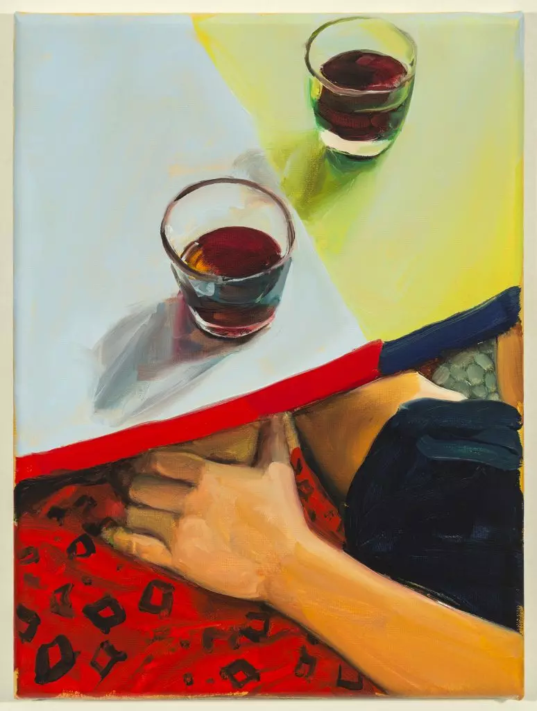 Jenna Gribbon, Lunch Touch (2020). Larawan: Cary Whittier. Sa kagandahang-loob ng artist at Fredericks at Freiser, NY.