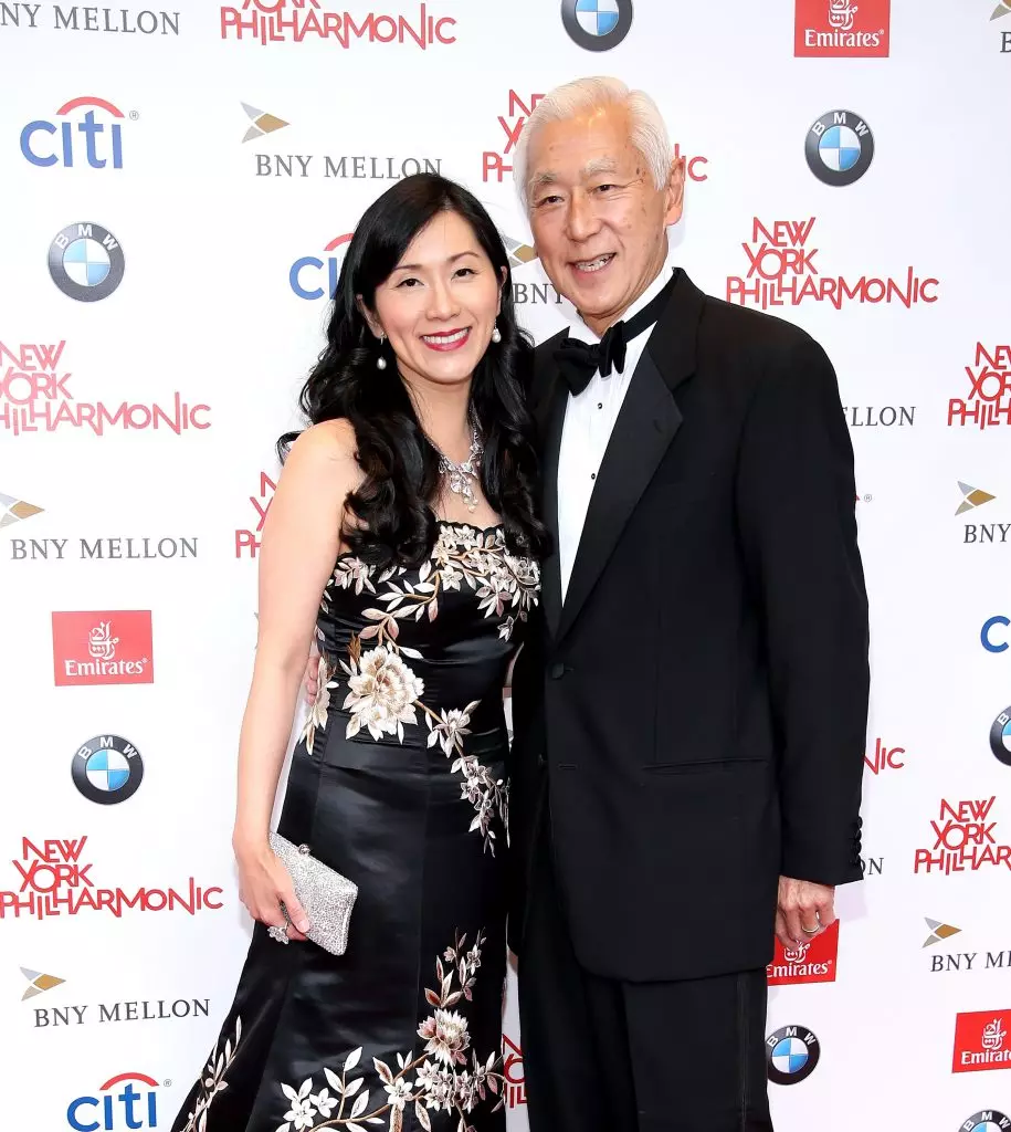 Agnes Hsu-Tang (L) iyo Oscar Tang ee magaalada New York. (Sawirka waxaa leh Paul Zimmerman/WireImage).