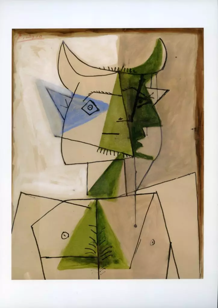 Pablo Picasso, O Fauno (1946). Collezione Fondazione Francesco Federico Cerruti per l'Arte préstamo a longo prazo ao Castello di Rivoli Museo d'Arte Contemporanea, Rivoli-Torino.