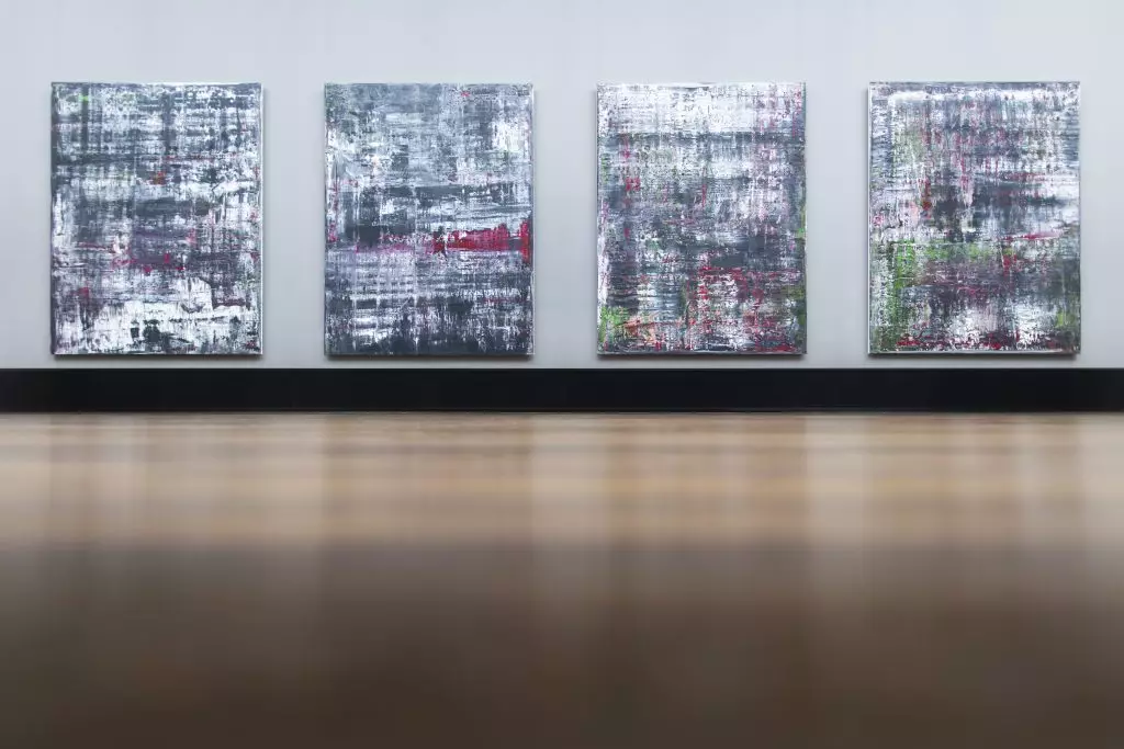 Gerhard Richters Birkenau Cycles (2014) © SPK / photothek.net / Xander Heinl/ © Gerhard Richter 2021.