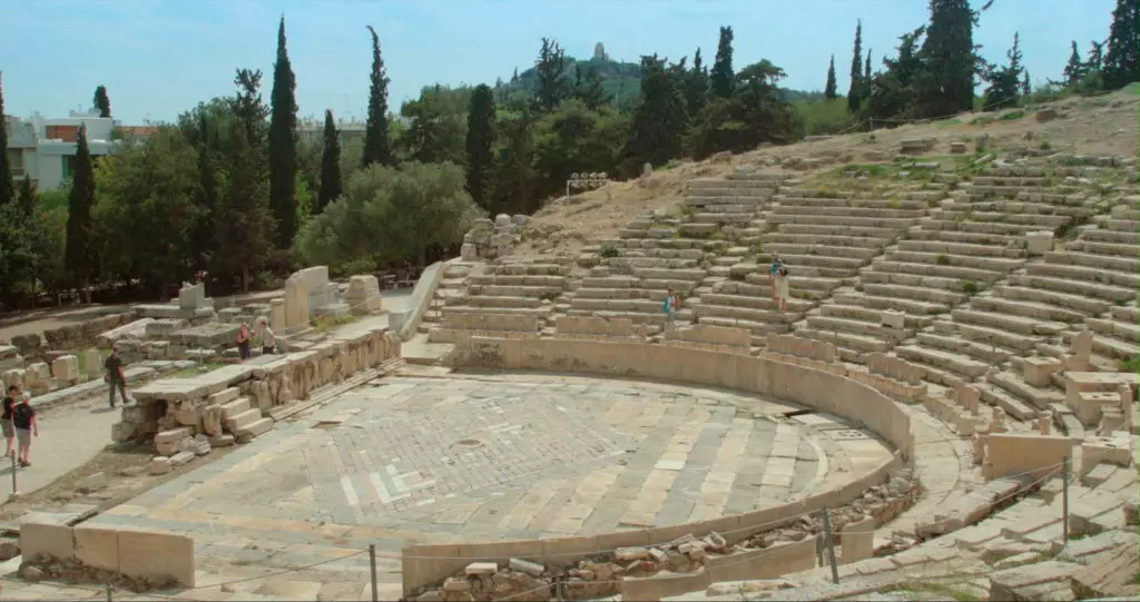 Agora in Athens. Hakkin mallakar hoto Zeitgeist Films.