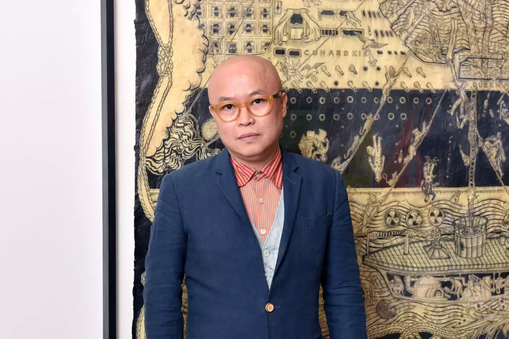 Phong Bui tao amin'ny Parrish Art Museum's Midsummer Party, 9 Jolay 2016. Sary avy amin'i Jared Siskin/PMC.