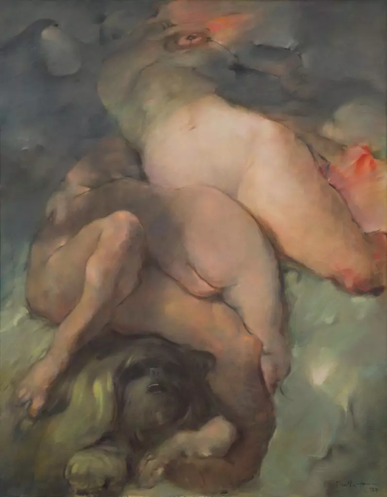 Dorothea Tanning, Chân dung gia đình (1977). Ảnh do Kasmin Gallery, New York cung cấp.