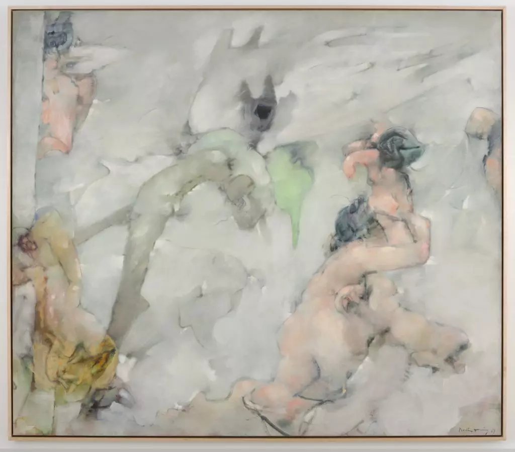 Dorothea Tanning, Pell O (1964). Llun trwy garedigrwydd Kasmin Gallery, Efrog Newydd.