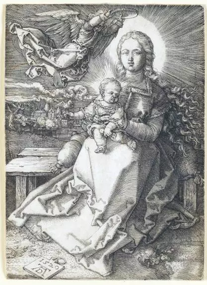 Albrecht Dürer tərəfindən hazırlanmış oyma 1520-ci ilə aiddir. Staatsgalerie Stuttgart-ın izni ilə.