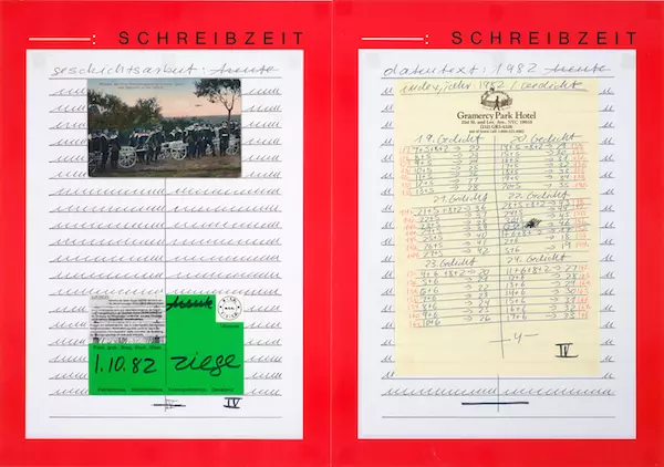 Hanne Darboven για τον Rainer Werner Fassbinder (1982/83) Φωτογραφία: Städtische Galerie im Lenbachhaus und Kunstbau, Μόναχο