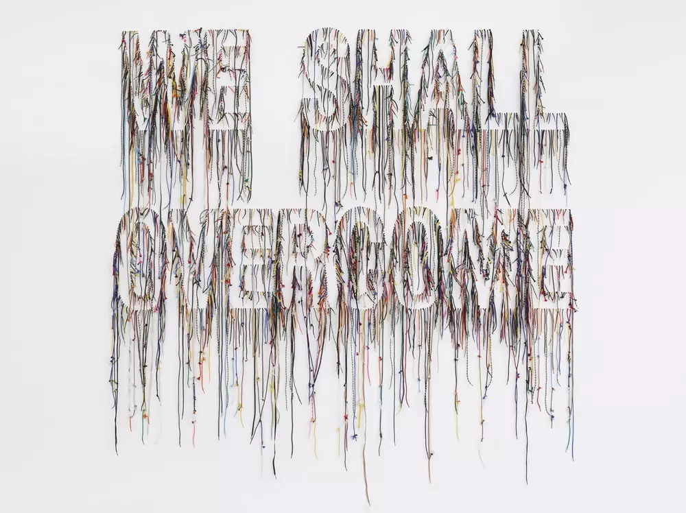 Nari Ward, We Shall Overcome (2015) Fotografi nga Elisabeth Bernstein; imazhi me mirësjellje të artistit dhe Lehmann Maupin, Nju Jork dhe Hongkong