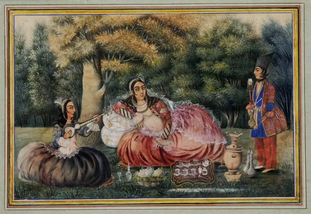 Sarin'i Mahd-e Ulya, renin'i Nasir Al Din Shah. Iran 1850–1860. ©Musée du Louvre, Dist. RMN–Grand Palais / Claire Tabbagh / Collections Numérique.