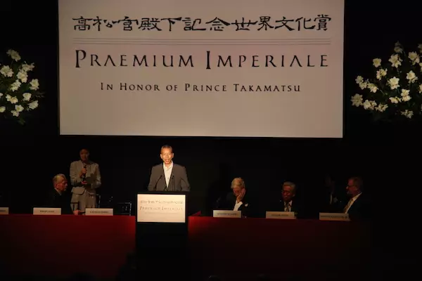 The prestigious cultural prize is awarded by the Japanese imperial family. Photo: caiguoqiang.wordpress.com