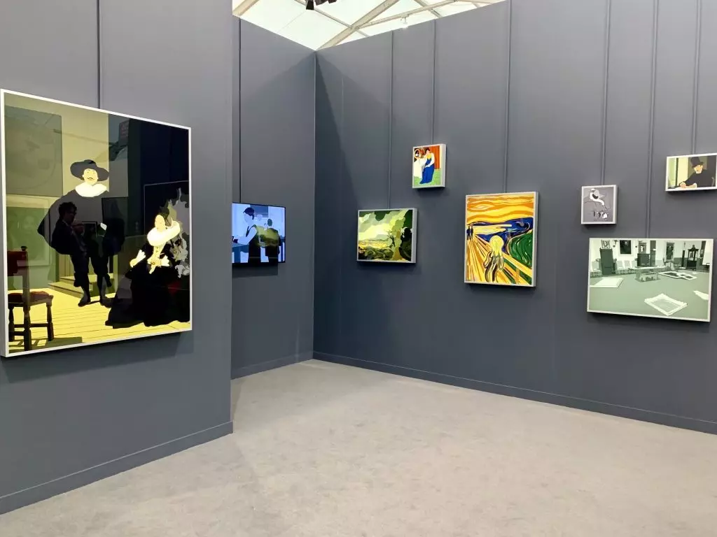 Umsebenzi nguKota Ezawa Haines Gallery eFrieze New York 2019. Ifoto nguSarah Cascone.