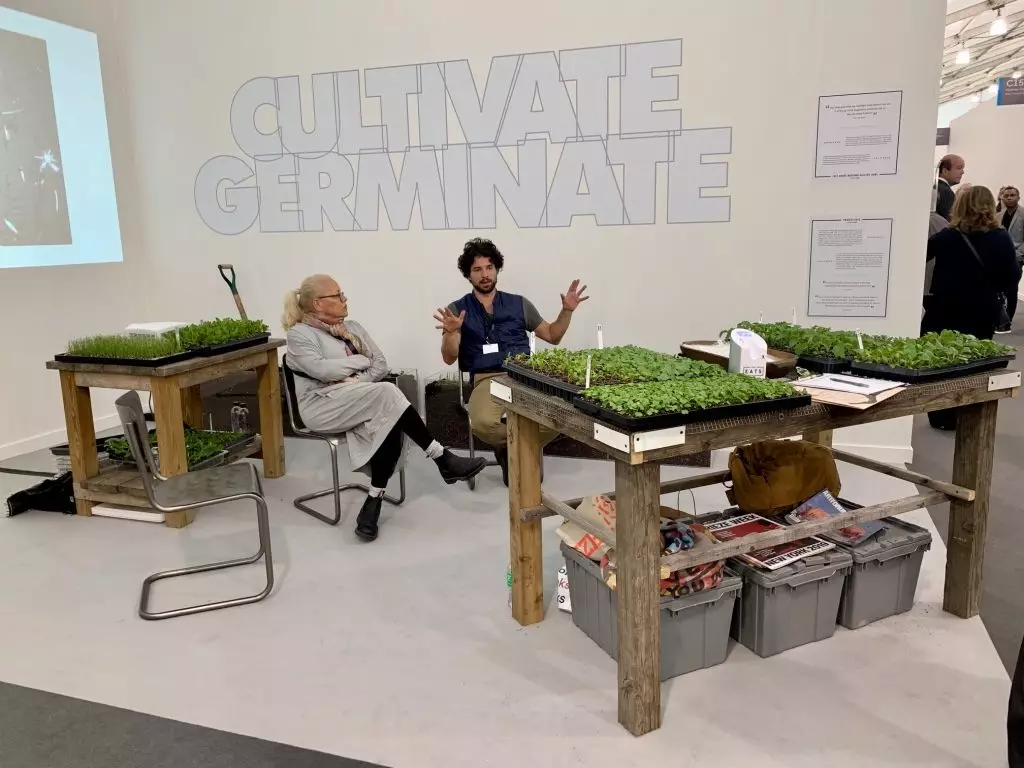 Just Above Midtown's Project Eats at Frieze New York 2019. Foto troch Sarah Cascone.