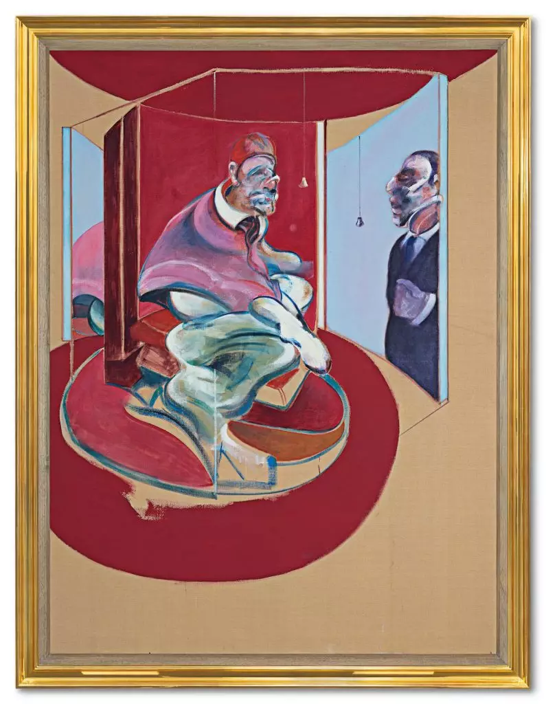 Francis Bacon, Chidzidzo cheRed Pope 1962, 2nd Version (1971). Mufananidzo unofadza Sotheby's.