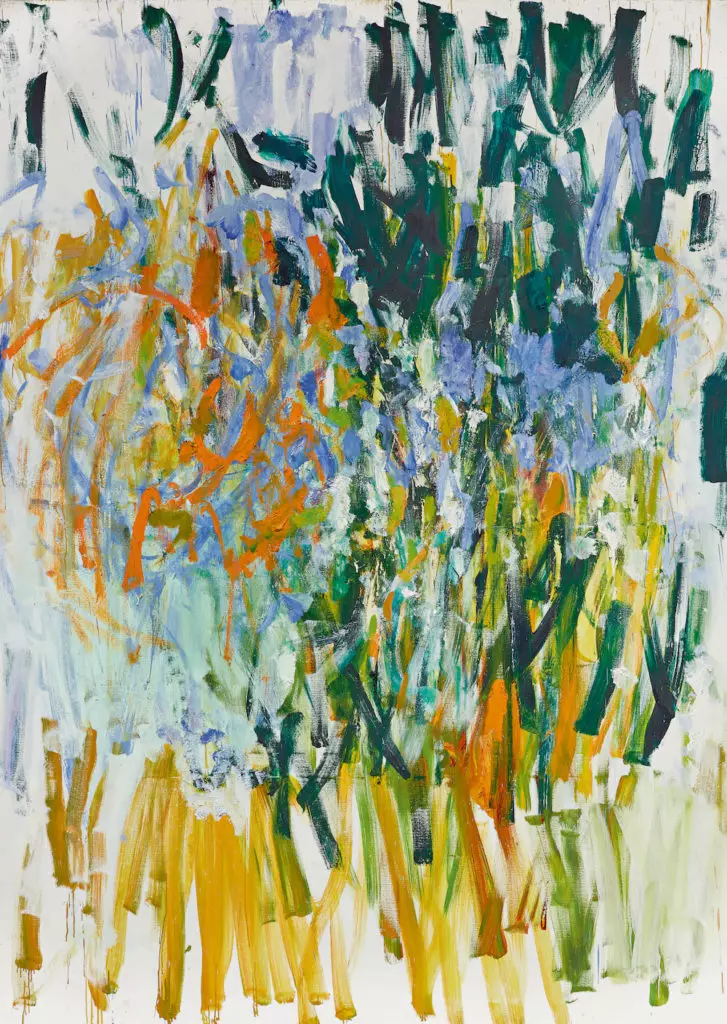 Joan Mitchell, Straw (1976). Imej ihsan Sotheby's.