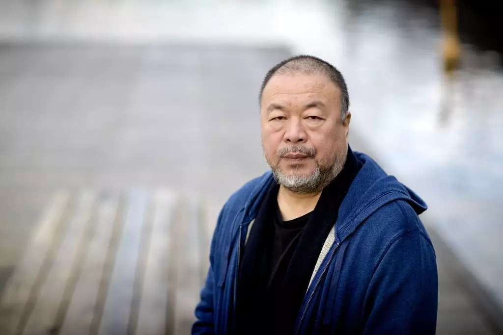 Mpanakanto Ai Weiwei. Sary avy amin'i Sander Koning/AFP/Getty Images.