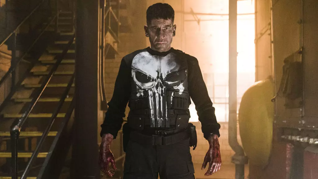 John Bernthal a cikin Marvel's The Punisher. Hoto daga Jessica Miglio/Netflix.